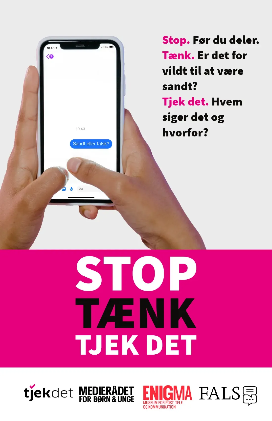 Stop, tænk, tjek det